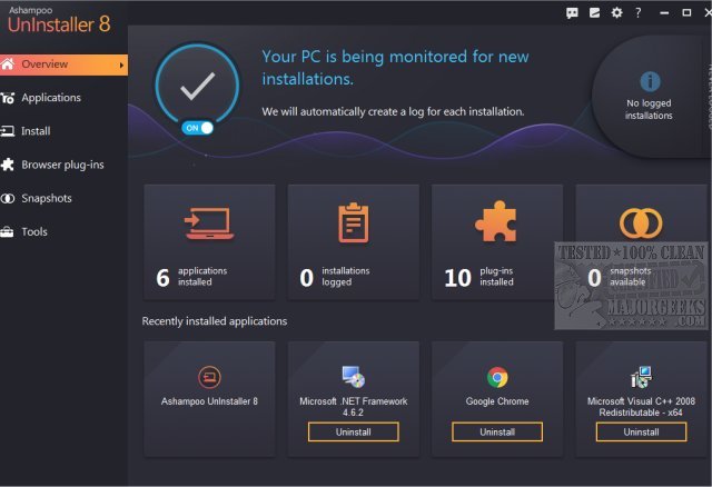 Download Ashampoo UnInstaller - MajorGeeks