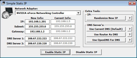 Download Simple Static IP 1.3.0 - MajorGeeks