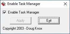 Download Enable or Disable Task Manager - MajorGeeks