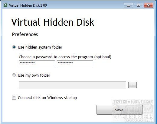 Download Virtual Hidden Disk - MajorGeeks