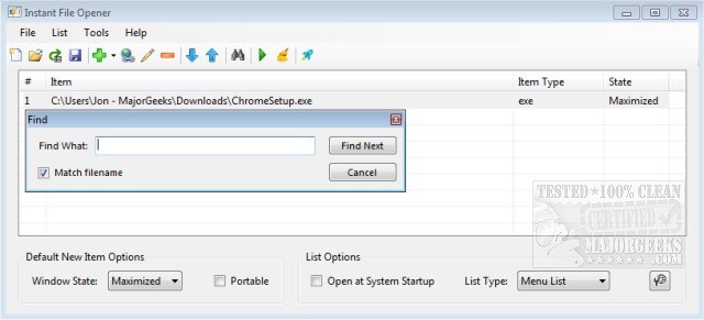 Download Instant File Opener - MajorGeeks