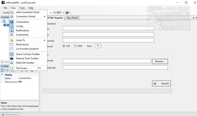 Download mRemoteNG - MajorGeeks