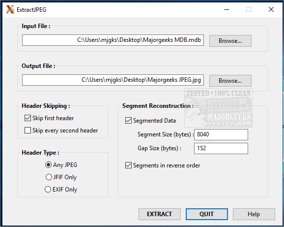 Download ExtractJPEG - MajorGeeks