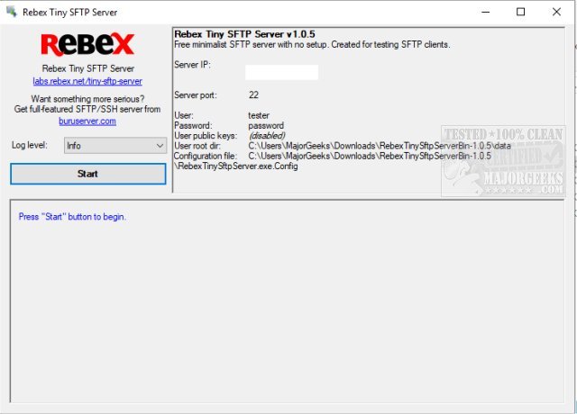 Download Rebex Tiny SFTP Server - MajorGeeks Download Rebex Tiny SFTP Server - MajorGeeks