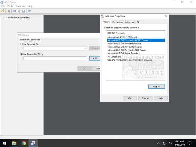 Download MiTeC ADO Query - MajorGeeks