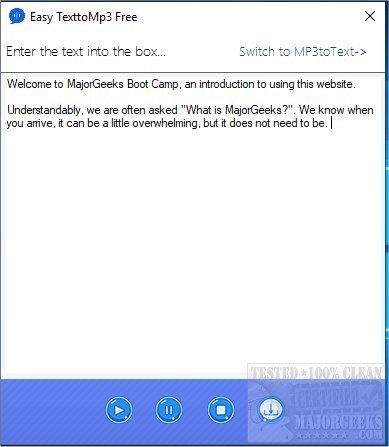 Download Easy Speech2Text - MajorGeeks