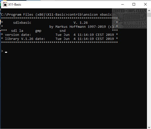 Download X11-Basic - MajorGeeks