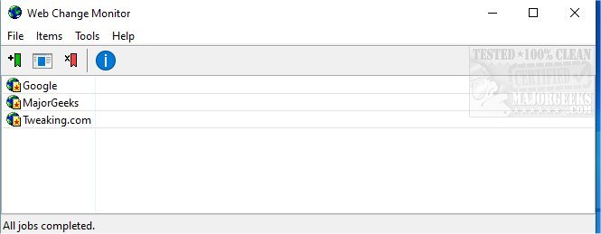 Download WebChangeMonitor 32-Bit 26.06 - MajorGeeks