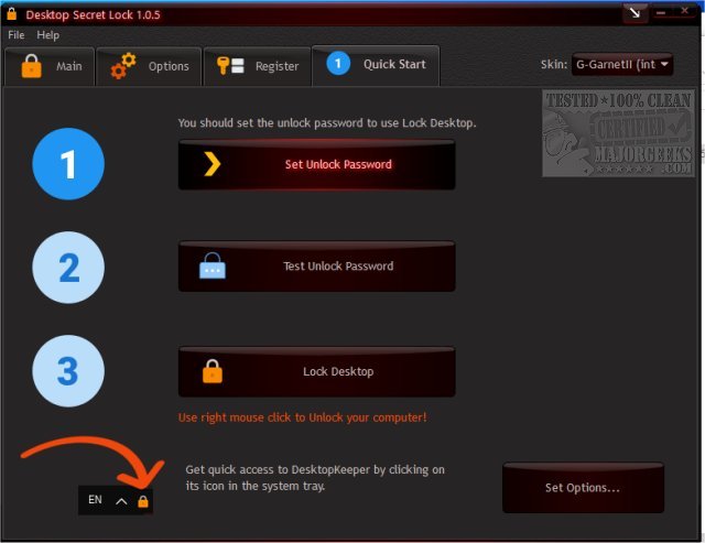 Download Desktop Secret Lock - MajorGeeks