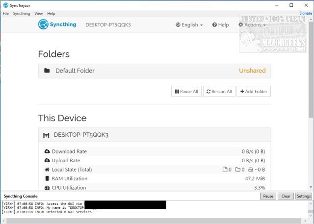 Download SyncTrayzor - MajorGeeks