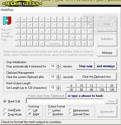 Download HashPass - MajorGeeks