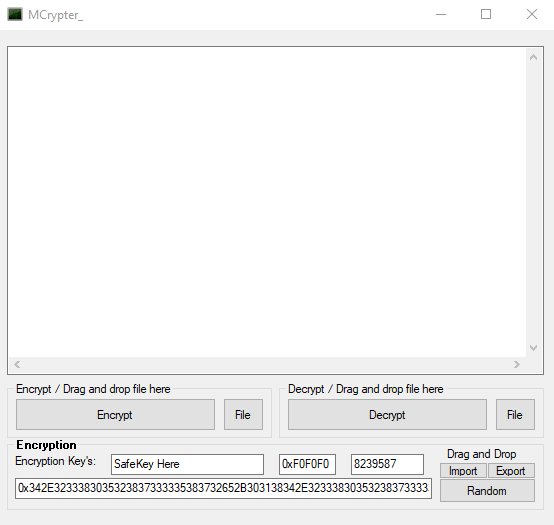 Download MCrypter_ 3.0 - MajorGeeks