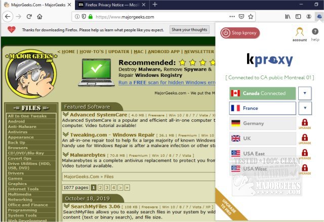 Download KProxy for Chrome and Firefox - MajorGeeks