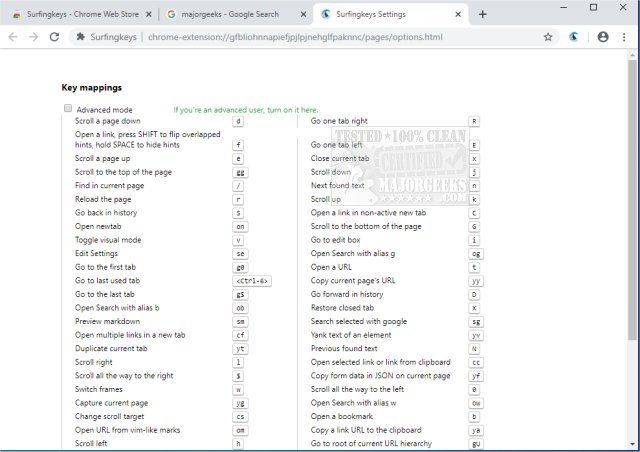 Download Surfingkeys for Chrome, Firefox, and Edge - MajorGeeks