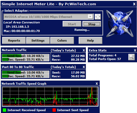 Download Simple Internet Meter Lite - MajorGeeks