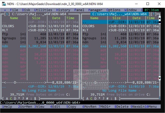 Download NDN (Necromancer's Dos Navigator) 3.00.0012 - MajorGeeks