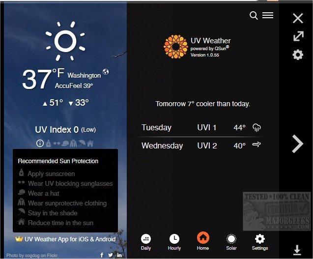 Download UV Weather for Chrome 2.0.63 - MajorGeeks