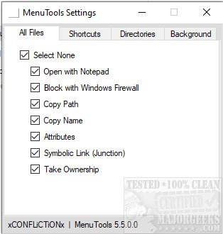 Download xMenuTools - MajorGeeks