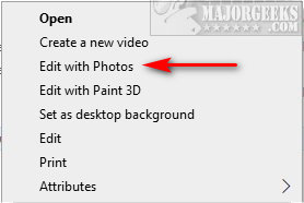 Download Add or Remove 'Edit With Photos' Context Menu in Windows 10 ...
