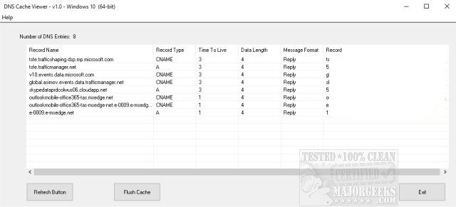 Download DNS Cache Viewer - MajorGeeks