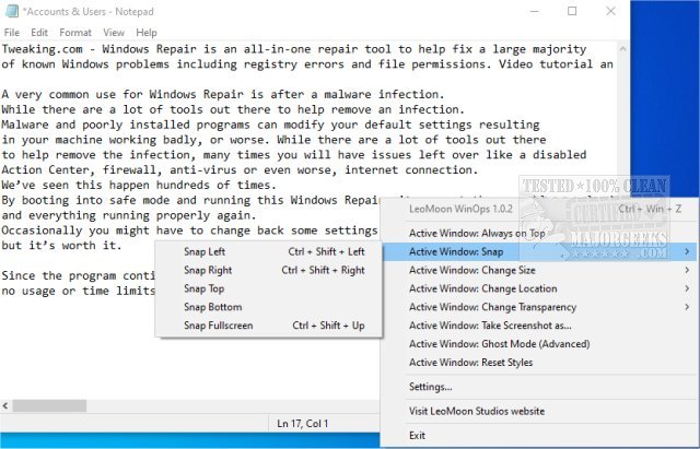 Download LeoMoon WinOps - MajorGeeks