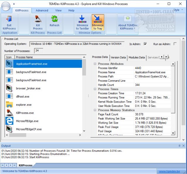 Download TGMDev KillProcess - MajorGeeks