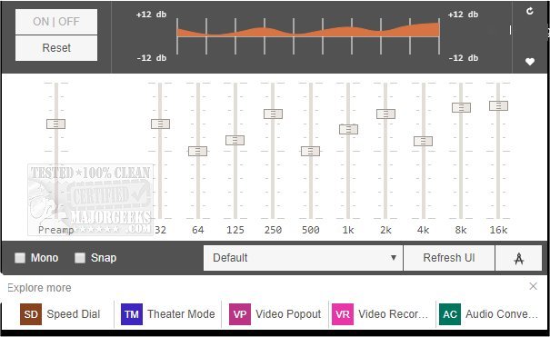 Download Audio Equalizer for Chrome and Firefox - MajorGeeks