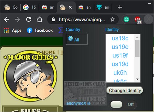 Download anonymoX for Chrome and Firefox 4.8.2 / 1.8.6 - MajorGeeks