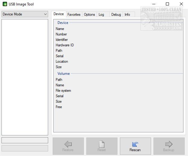 Download USB Image Tool - MajorGeeks