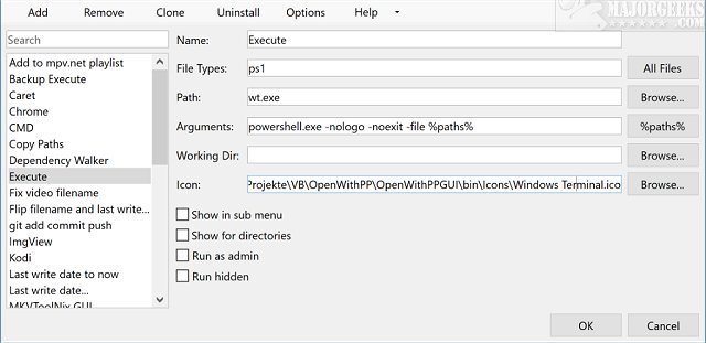 Download Open with++ - MajorGeeks