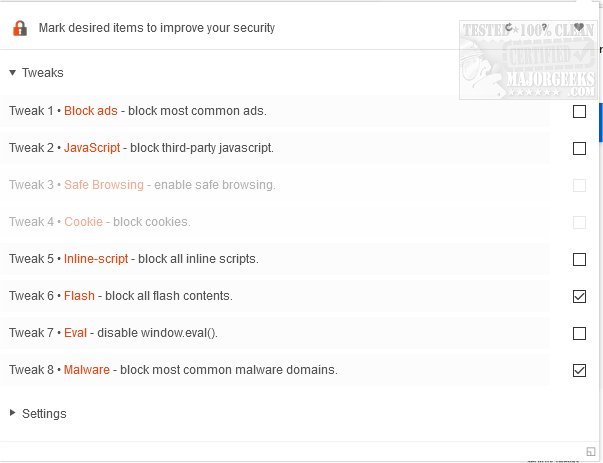 Download Security Tweaks for Chrome, Firefox, Edge, and Opera 0.1.6 ...