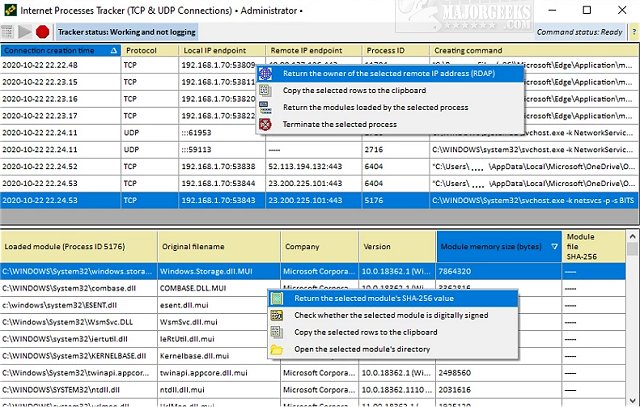Download Internet Processes Monitor - MajorGeeks