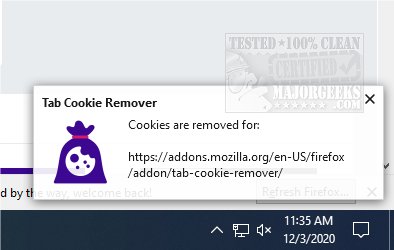 Download Tab Cookie Remover - MajorGeeks