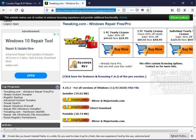 Download Country Flags & IP Whois for Chrome, Firefox, Edge, and Opera ...