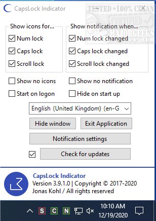 Download CapsLock Indicator - MajorGeeks