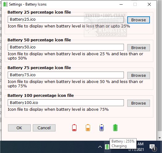 Download Battery Icons - MajorGeeks