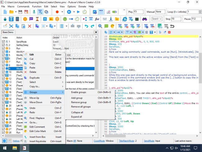 Download Pulover's Macro Creator - MajorGeeks