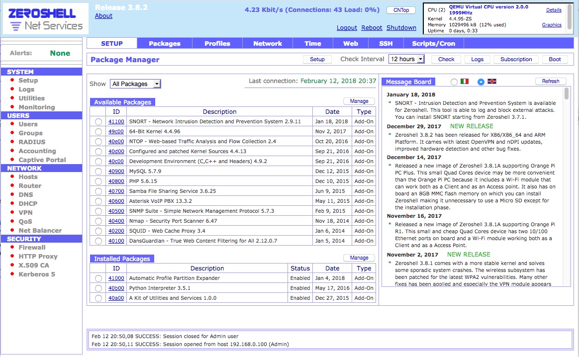 Download Zeroshell Linux Router - MajorGeeks