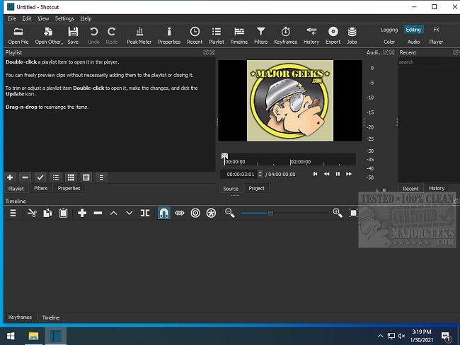 Download Shotcut - MajorGeeks