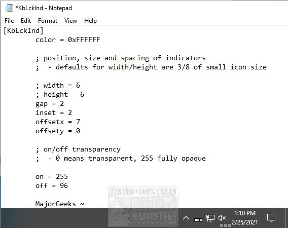 Download Keyboard Locks Indicator - MajorGeeks