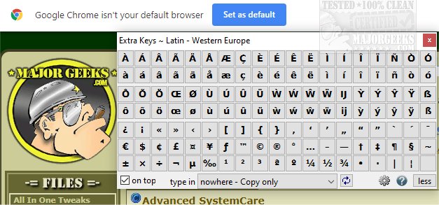 Download Extra Keys - MajorGeeks