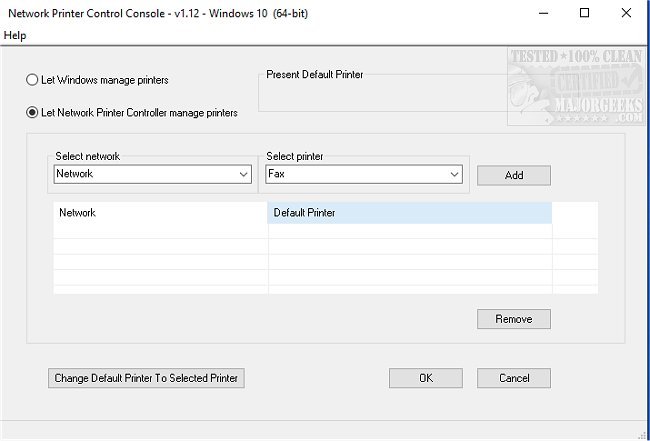 Download Network Printer Control (NPC) - MajorGeeks