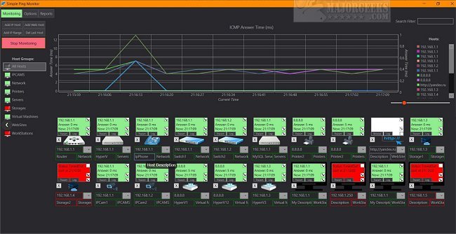 Download SPM - Monitoring (Simple Ping Monitor) - MajorGeeks
