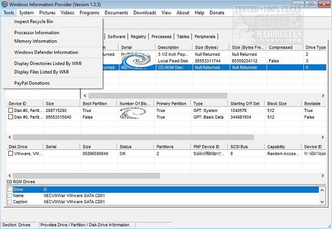 Download Windows Information Provider - MajorGeeks