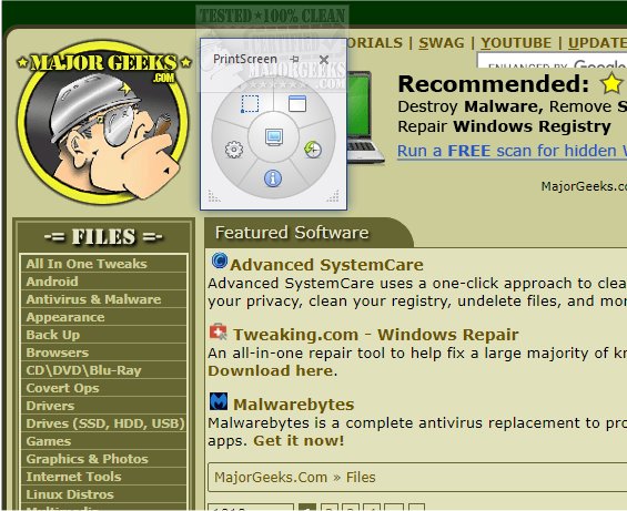 Download Gadwin PrintScreen - MajorGeeks