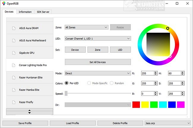 Download OpenRGB - MajorGeeks