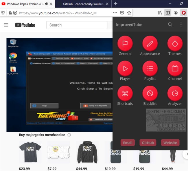 Download Improve YouTube! for Chrome, Firefox, Edge, and Opera 4.2030 ...