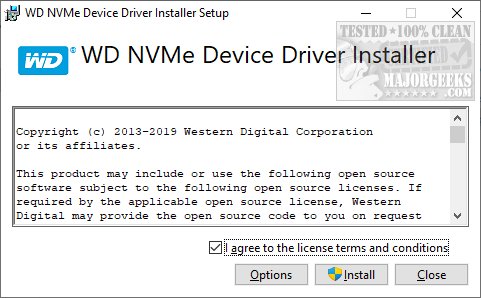 Download Western Digital NVMe Driver - MajorGeeks