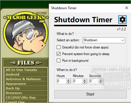 Download Shutdown Timer Classic - MajorGeeks