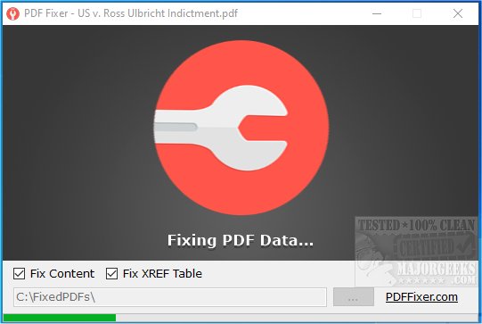 Download PDF Fixer - MajorGeeks